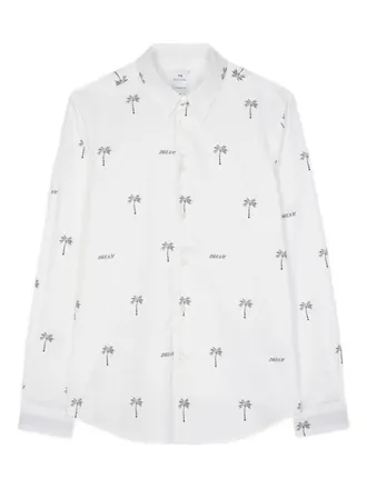 Paul Smith chemise &agrave; imprim&eacute; graphique - Blanc