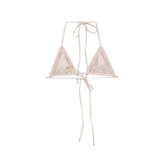Frankies Bikinis Nick Ruffled Triangle Bikini Top