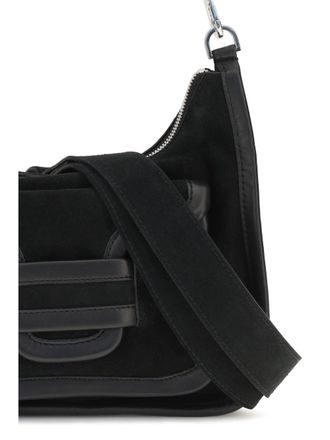 Pierre Hardy Womens Shoulder Bag Alpha Day Miss Calfskin Black Calf Leather