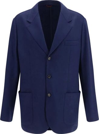 Brunello Cucinelli Kaschmir-Jersey-Blazer - - Jackets - Herren - Blau - L