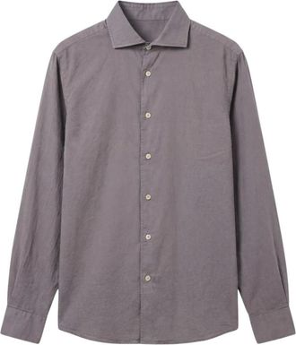 Fedeli Homme, Chemises, Gris, Taille: 4XL Chemises Casual