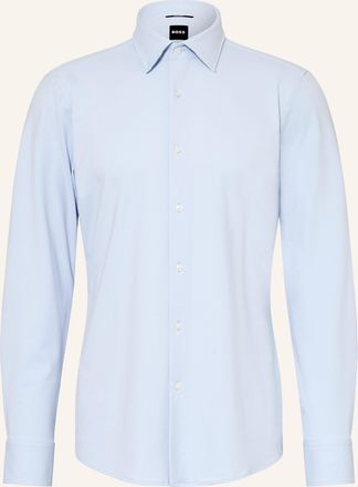 HUGO BOSS Hemd Hank Slim Fit blau