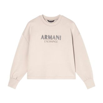 A|X Armani Exchange Damen, Sweatshirts & Hoodies, Beige, SGr&ouml;&szlig;e