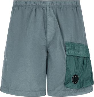 C.P. Company C.p. Company, Homme, Maillots de bain, Vert, Taille: L Maillot de bain en nylon froiss&eacute; Flatt