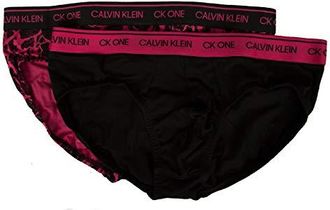 Calvin Klein Paquet de 2 Slip Homme bipack CK Article NB2383A Hip Brief 2PK, CHS Black/Painted Giraffe Chrissie Pink, XS