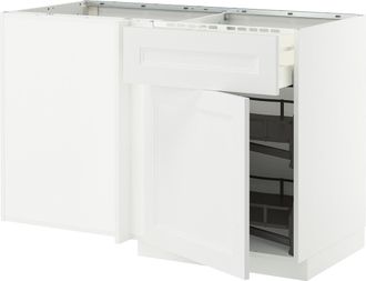 IKEA METOD / MAXIMERA Eckunterschrank m Schublade+Auszug