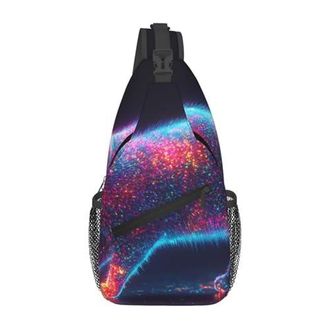Generic Sac &agrave; bandouli&egrave;re color&eacute; &agrave; pois pour homme, sac &agrave; dos de randonn&eacute;e pour homme