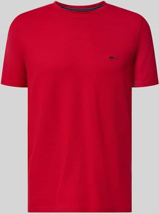 Fynch-Hatton Regular Fit T-Shirt mit Logo-Stitching