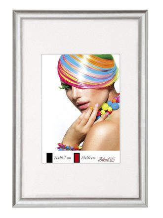 Ideal Trend Kunststoff Bilderrahmen Wanddeko Collage Foto Poster Frame Bilder Foto Rahmen: Farbe: Silber | Format: 21x29,7 DIN A4