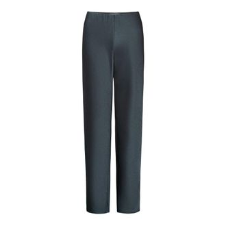 Vince Fluid Satin Bias Pant - - Trousers - Damen - Gr&uuml;n - M