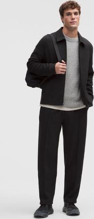 lululemon Smooth Spacer Collared Full Zip f&uuml;r M&auml;nner - Gr&ouml;&szlig;e XL in Black