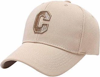 Generic Casquette de baseball brod&eacute;e avec lettres - Casquette dext&eacute;rieur pour couple sauvage - Chapeau pare-soleil pour filles, I, Taille unique