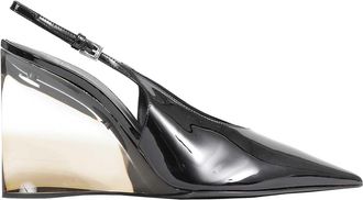 Alaia Invisible Wedge Slingbacks