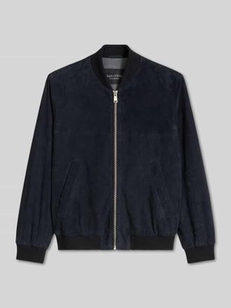 Marc O'Polo Regular Fit Lederjacke aus echtem Ziegenvelours