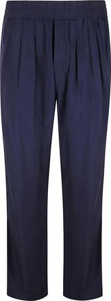 Tom Ford Homme, Pantalons, Bleu, Taille: W31 Lyocell Lightweight Pleated Lounge Pant