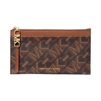 Michael Kors Rei&szlig;verschluss-Kartenetui Braun/Gep&auml;ck - - Accessories - Damen - Mehrfarbig - ONE SIZE