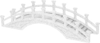 DOITOOL ULDIGI Miniatur Brücke für Mikrolandschaften Chinesische Gartenbrücke mit Antikem Design Detailreiche Resin Figur für Fairy Garden und Terrarien Klein