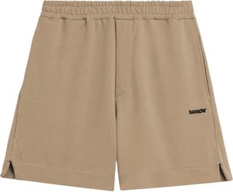 Barrow Barrow, Homme, Shorts, Beige, Taille: XL Bermuda Iconique En Molleton