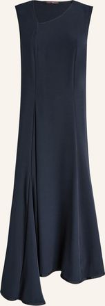 High High Kleid Say So - Technischer Satin, Leichte Gewichtung, Cr&ecirc;pe-Griff blau