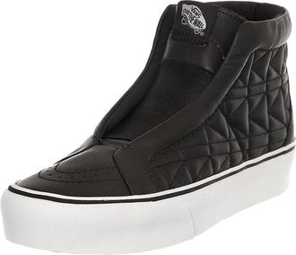 Vans Femme, Chaussures, Noir, Taille: 34 1/2 EU High-Profile Leather High-Top