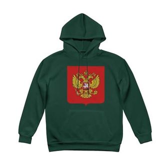 Generic Sweatshirts &Agrave; Capuche Hommes Doublure Polaire Imprim&eacute; Graphique Russie Embl&egrave;me National Pull Hoodie Hauts Streetwear Vintage Pull De D&eacute;tente Athleisur