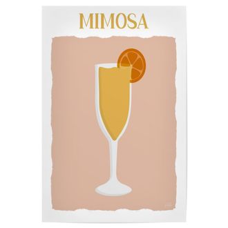 artboxONE Poster 30x20 cm Essen & Trinken/Alkohol Mimose - Bild mimose Cocktail getrnk