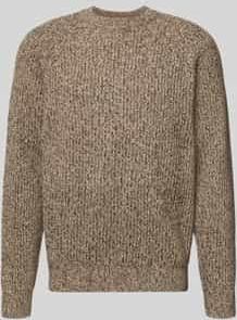 Christian Berg Strickpullover in melierter Optik