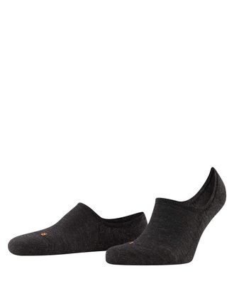 Falke Unisex F&uuml;&szlig;linge Keep Warm U In Wolle unsichtbar einfarbig 1 Paar, Grau Anthracite Melange 3080, 39-41
