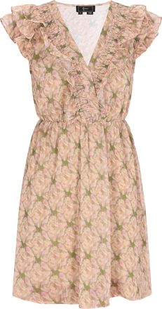 Faina Kleid Frauen beige mehrfarbig