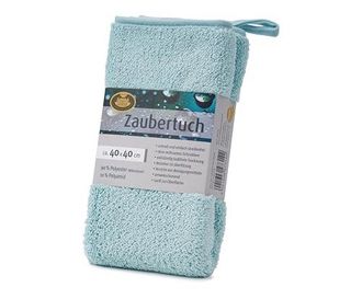Gözze Zaubertuch, Sehr saugstarkes Mikrofasertuch, 600 g/m², Reinigungstuch für Bad, Küche und Auto, 40 x 40 cm - Mint