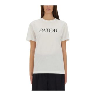 Patou T-shirt logo - Femme - Tops - Blanc - Taille: 42 FR