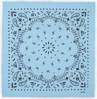 Kujten Grand bandana cachemire imprim&eacute; - Grand Bandana Hachiko