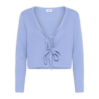 Saint Tropez DagnySZ Cardigan - - Knitwear - Damen - Blau - M