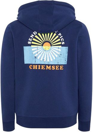 Chiemsee Sweatjacke Kapuzenjacke mit Stitching und Print 1