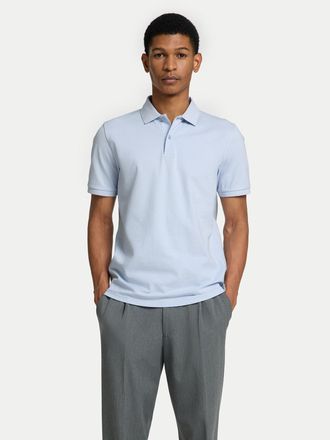Selected Poloshirt 16095851 Himmelblau Slim Fit