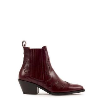 Saison 1865 Bottines santiag Coco en cuir de vachette