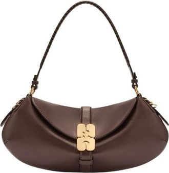 Ganni Femme, Sacs, Brun, Taille: ONE Size B-Kat Bag