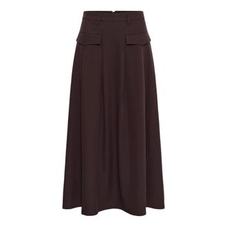 Kaffe KAallie Rock - - Skirts - Damen - Braun - XS
