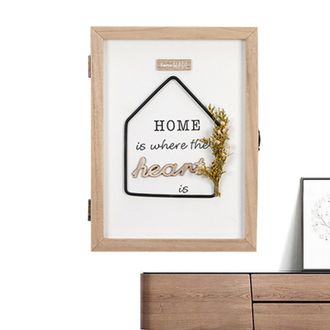 Generic Schl&uuml;sselschrank Wandmontage | Holzschrank Mit 6 Haken Als Organizer Und Halterung,Wandmontage F&uuml;r Schl&uuml;sselorganizer,F&uuml;r Eingang Flur Haust&uuml;r K&uuml;che G