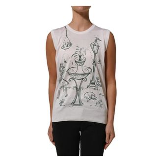 Dolce & Gabbana Damen, Oberteile, Wei&szlig;, 2XLGr&ouml;&szlig;e