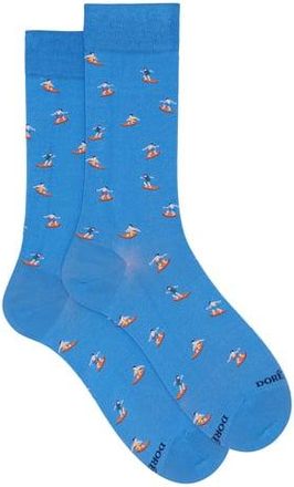 Dor&eacute; Dor&eacute; Chaussettes mi-hautes voiliers en coton m&eacute;lang&eacute;