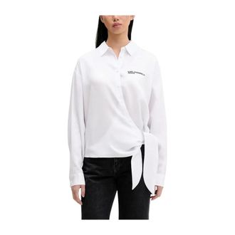 Karl Lagerfeld Damen, Blusen & Hemden, Wei&szlig;, MGr&ouml;&szlig;e