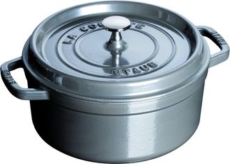 Staub Runde Cocotte, 2,5 l, Graphitgrau