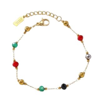 Dansk Copenhagen Eira Strong Waterproof 18K Gold Plated Bracelet - Polished Stainless Steel - Femme - Accessoires - Jaune - Taille: ONE Size