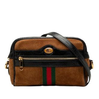 Gucci Sac bandouli&egrave;re Ophidia Pre-owned - Femme - Pre-owned - Brun - Taille: ONE Size