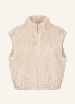 Darling Harbour Darling Harbour Kunstfell-Weste weiss