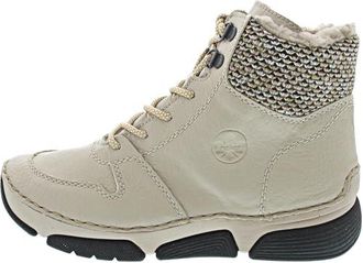 Rieker Bottes à lacets pour femme - Beige - Pointure 39 EU, beige, 39 EU