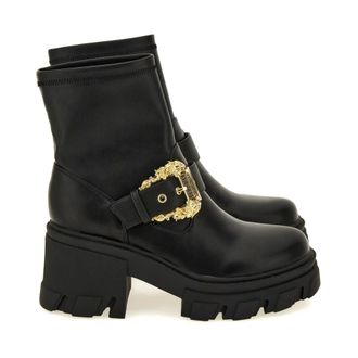 Versace Jeans Couture Femme, Chaussures, Noir, Taille: 37 EU Bottes Noires