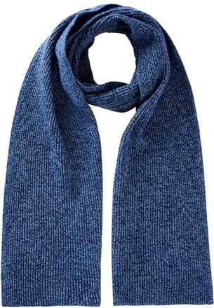 Benetton Écharpe en Tricot 1235uu00c Foulard, Bleu, Taille Unique Hommes