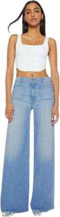 Mother Femme, Jeans, Bleu, Taille: W28 Patch Pocket Undercover